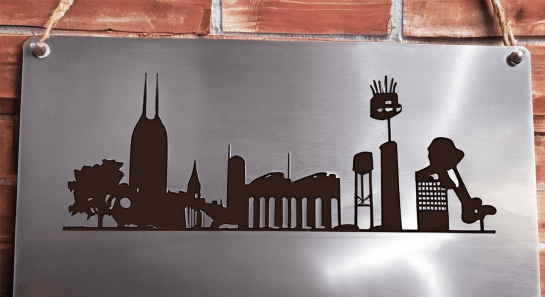 Custom Metal Signs in Nashville, TN | Brushed, Etched & Cut Letters