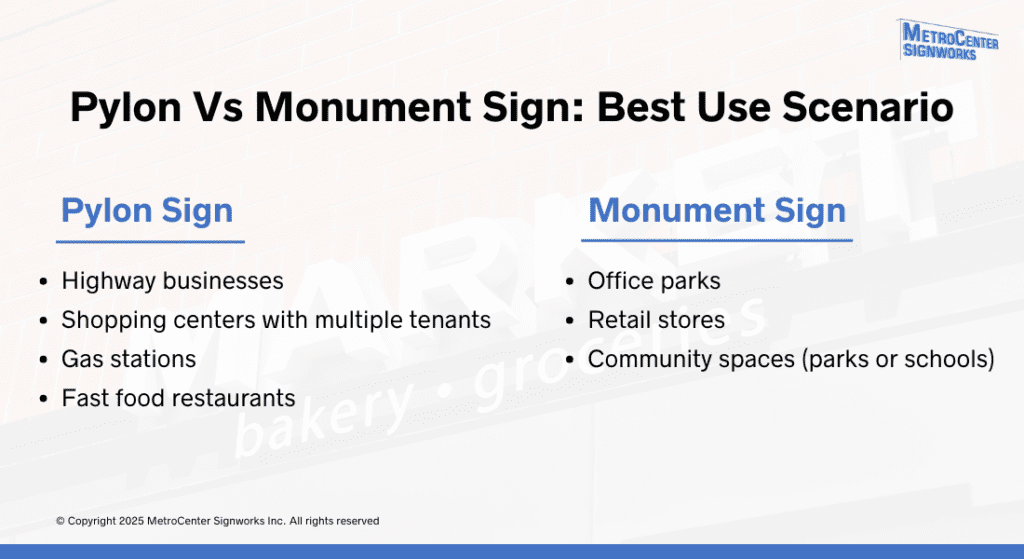 Pylon vs. Monument Signs: Get Our FINAL Recommendation!